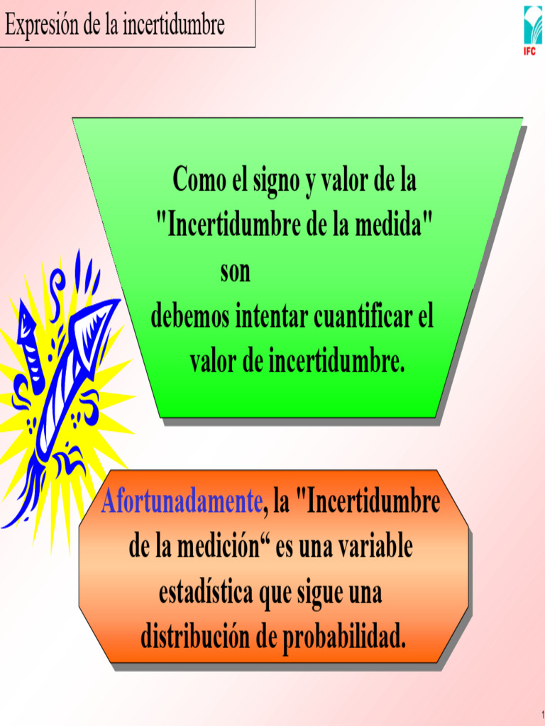Presentación Incertidumbre | PDF | Incertidumbre | Medición