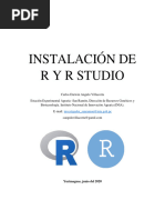 Manual de Descarga e Instalación de R y Rstudio | PDF | Archivo de computadora | Microsoft Windows