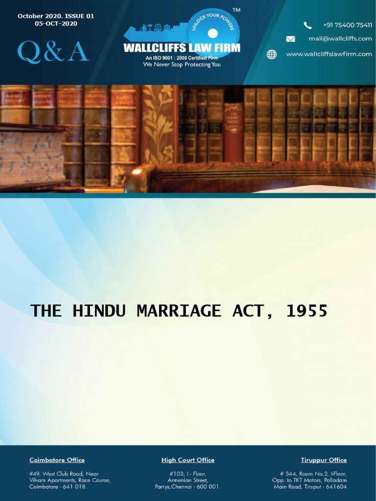 2020100519131316252-Q&A - October 2020 - Issue 01 | PDF | Annulment | Social Institutions