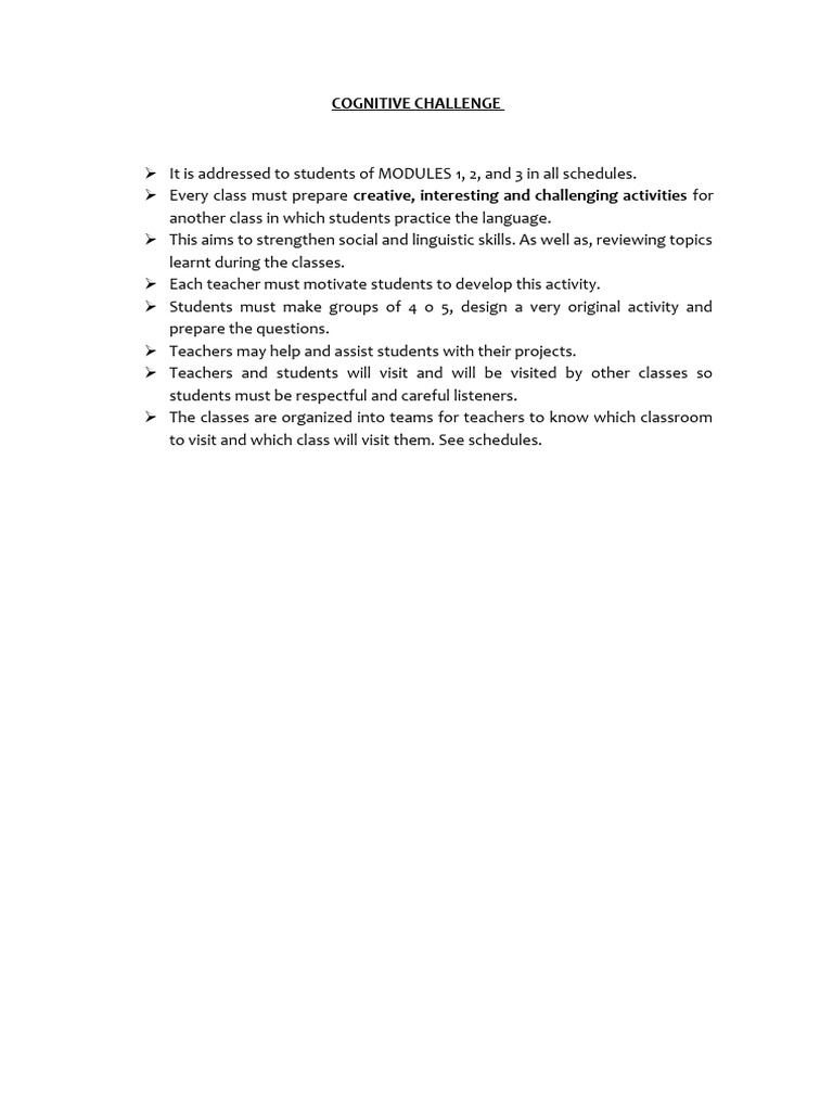 Engaging Language Activities for Students | PDF | Career & Growth