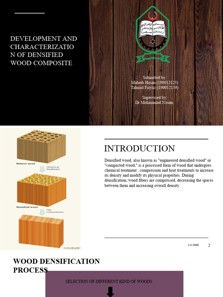 Densified Wood Composite Development | PDF | Wood | Sintering
