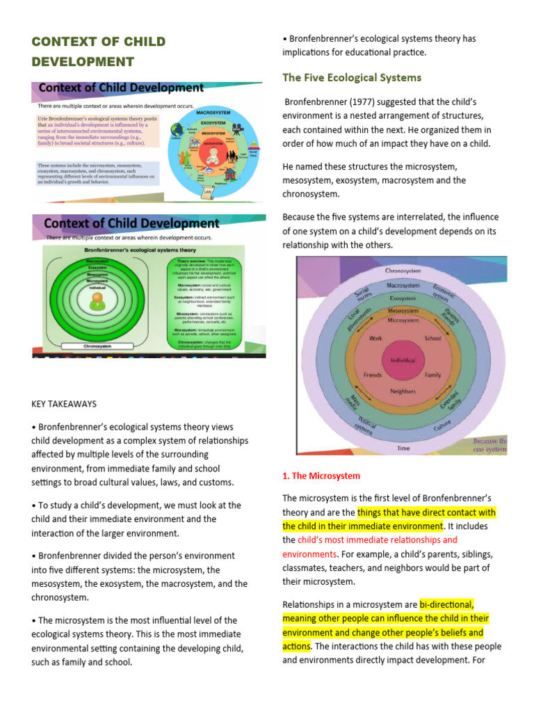 6 Context of Child Development | PDF | Social Psychology | Behavioural ...