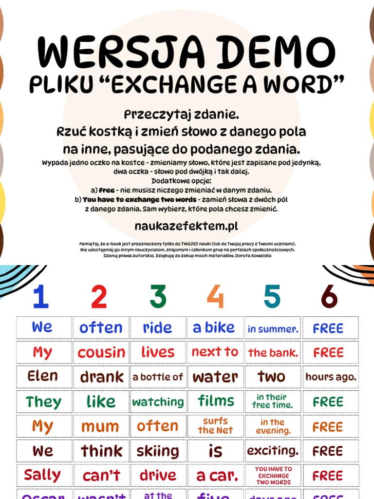 Exchange A Word A2 Nauka Z Efektem | PDF