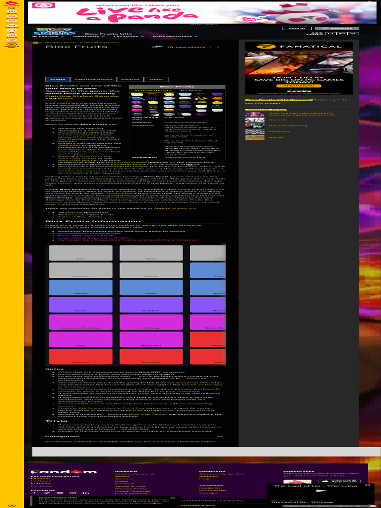 Blox Fruits Blox Fruits Wiki Fandom | PDF | Water