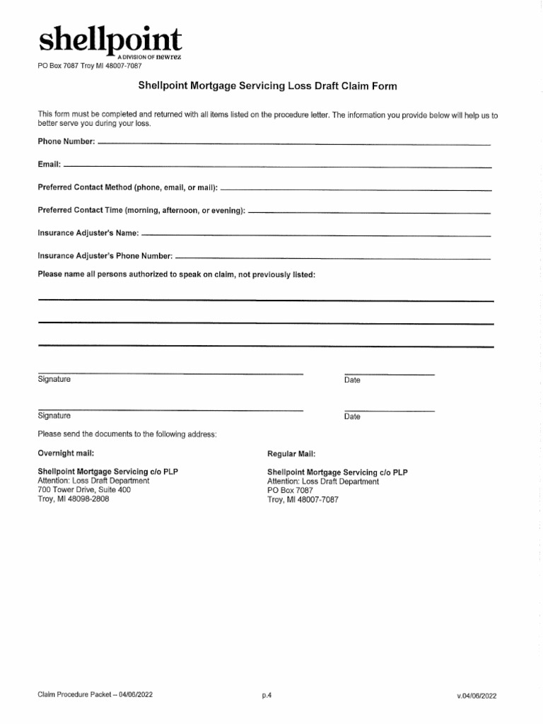 Shellpoint - MTG - Servicing 4 | PDF