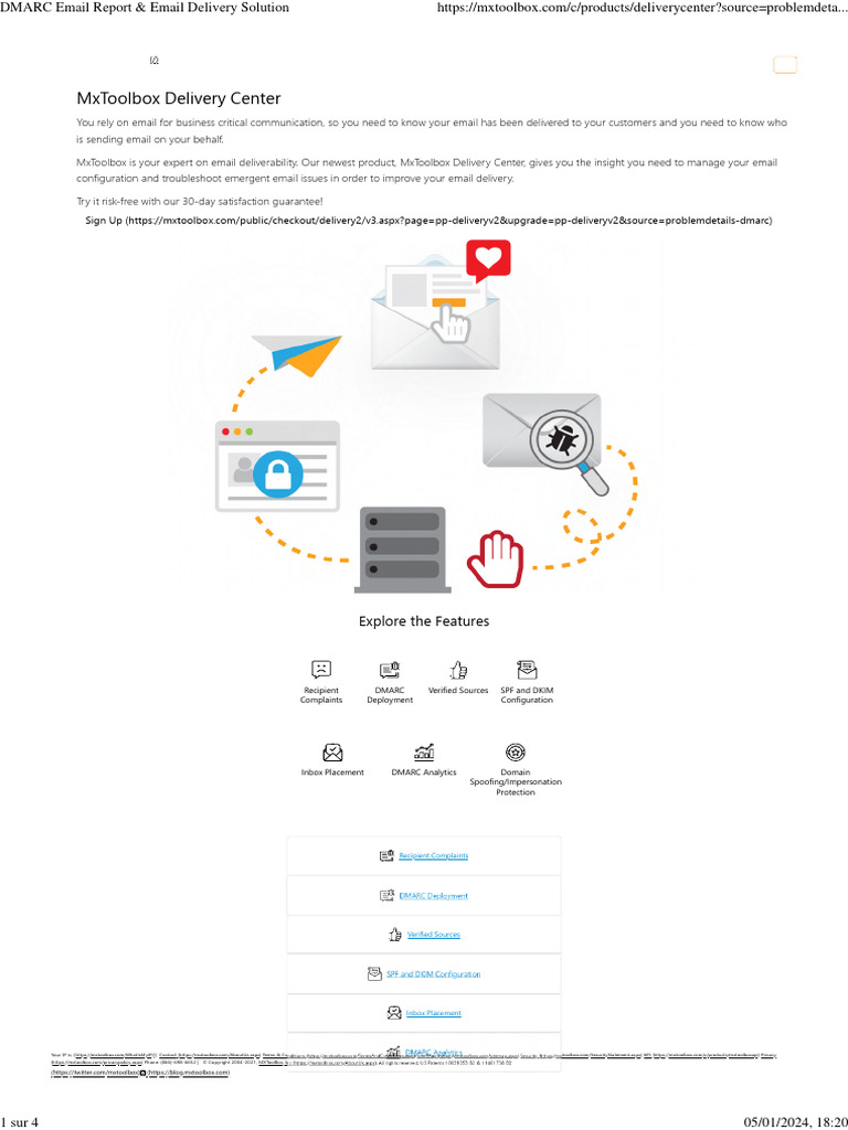 DMARC Email Report & Email Delivery Solution | PDF | Cyberspace | Internet DMARC Email Report & Email Delivery Solution | PDF | Cyberspace | Internet