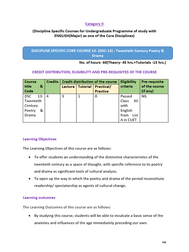Sem 5 Syllabus | PDF