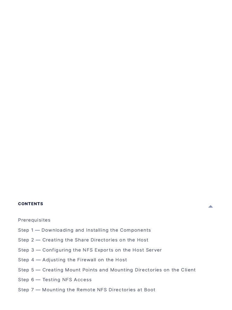 How To Set Up An NFS Mount On Ubuntu 20.04 - DigitalOcean | PDF ...