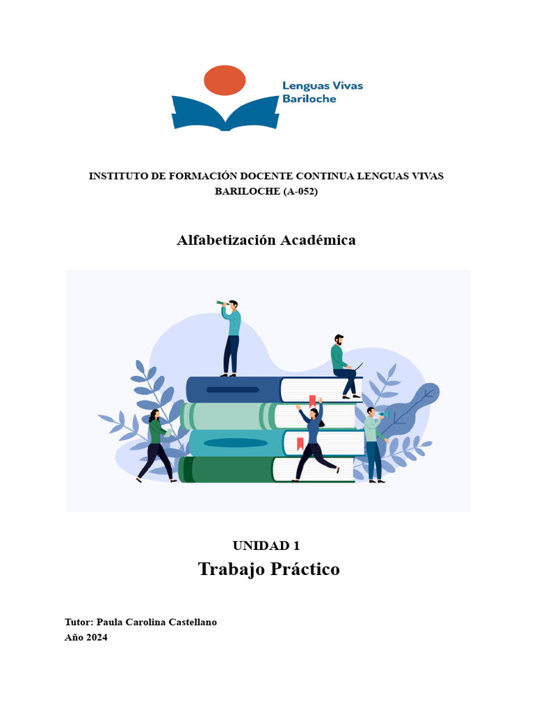 3 AA Trabajo Practico 1 | PDF | Literatura | Escritura