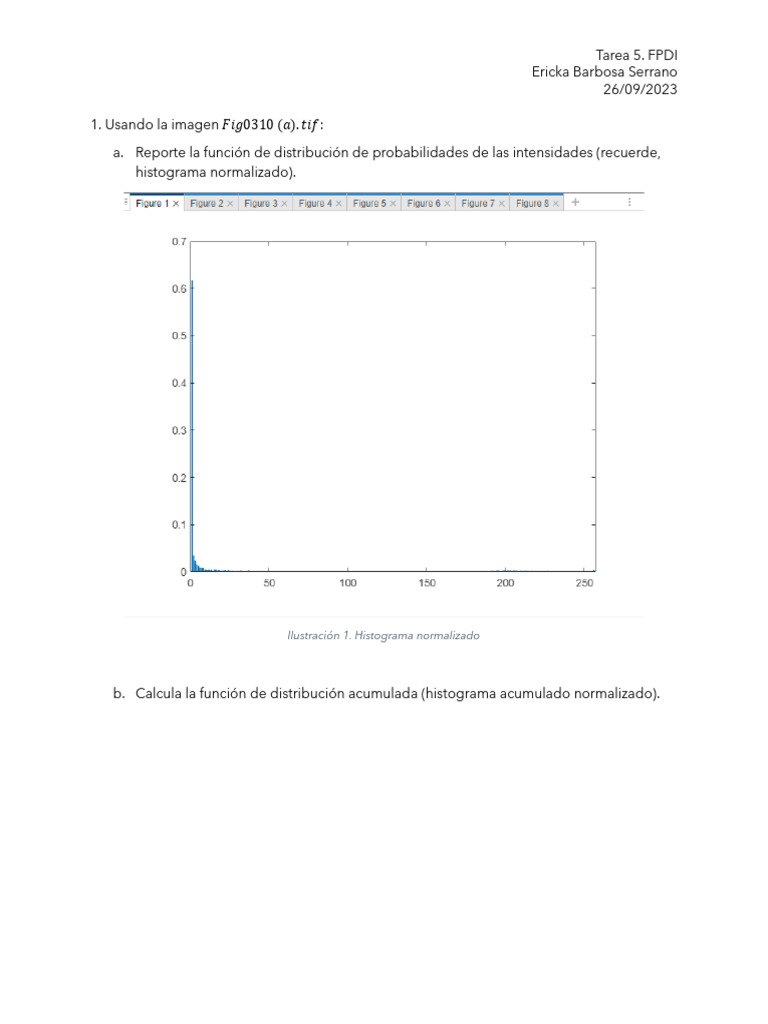 Tarea 5. FPDI (Ericka Barbosa) | PDF | Histograma
