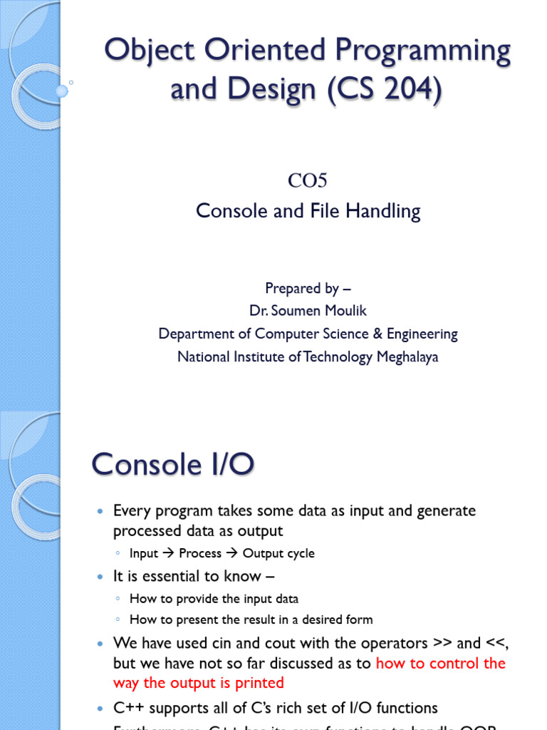 File 1 | PDF | Input/Output | Information Technology