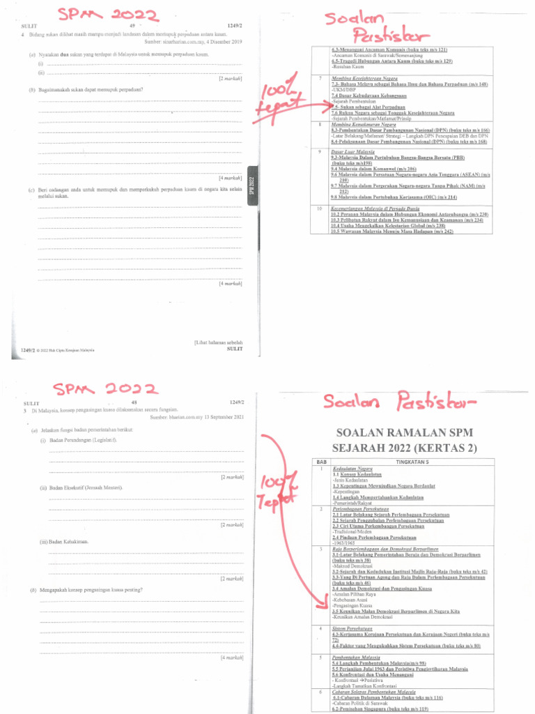 Bukti Sejarah (Pasti Skor) | PDF