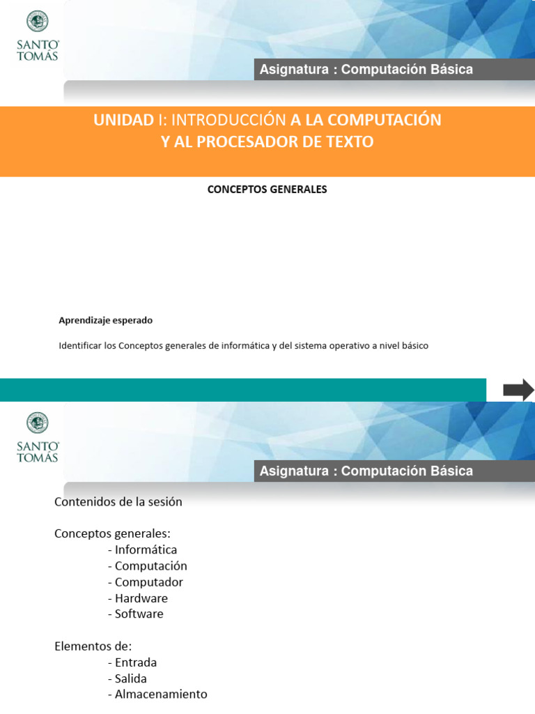 Conceptos Generales Computacion Pdf Informática Hardware De La