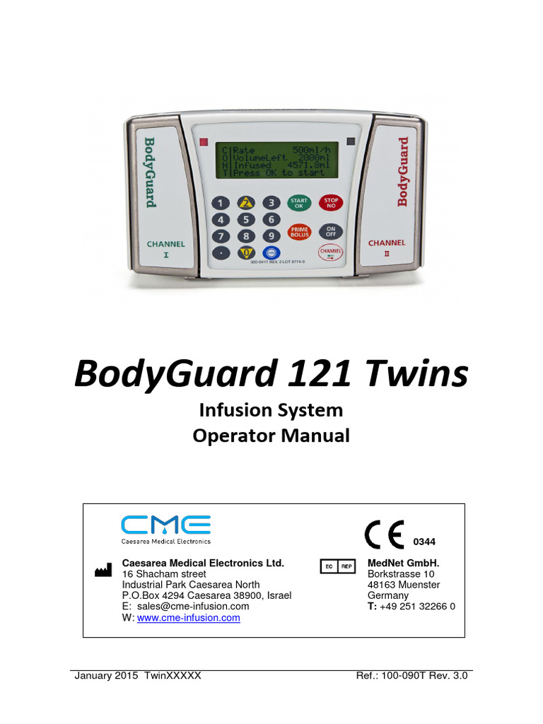 IF - BodyGuard Twins 121 Operator Manual 100 090T Rev3 - DFU - EN | PDF | Battery Charger ...