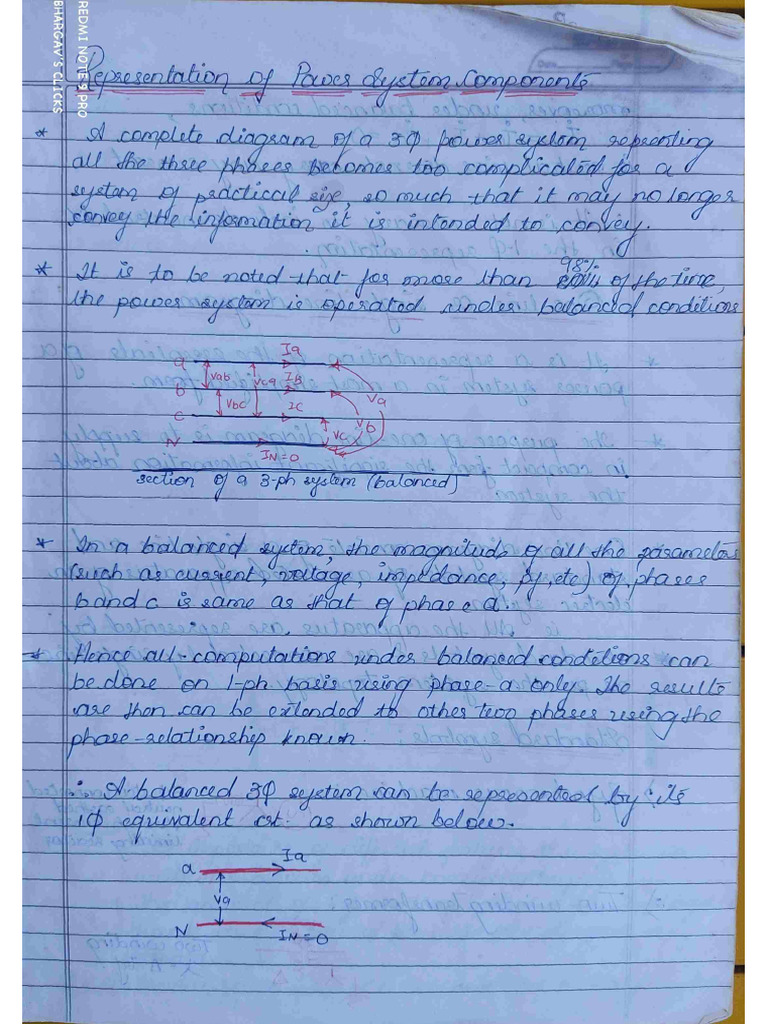 Chapter 1 - Representation of Power System Components | PDF