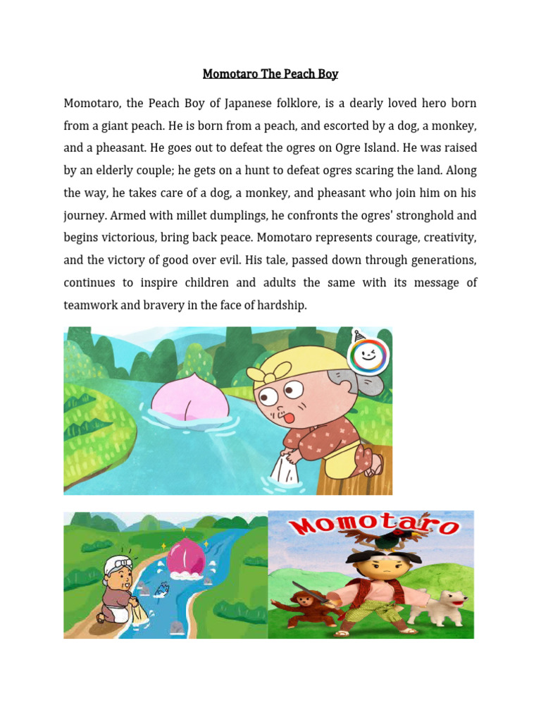 Momotaro The Peach Boy | PDF | Home & Garden