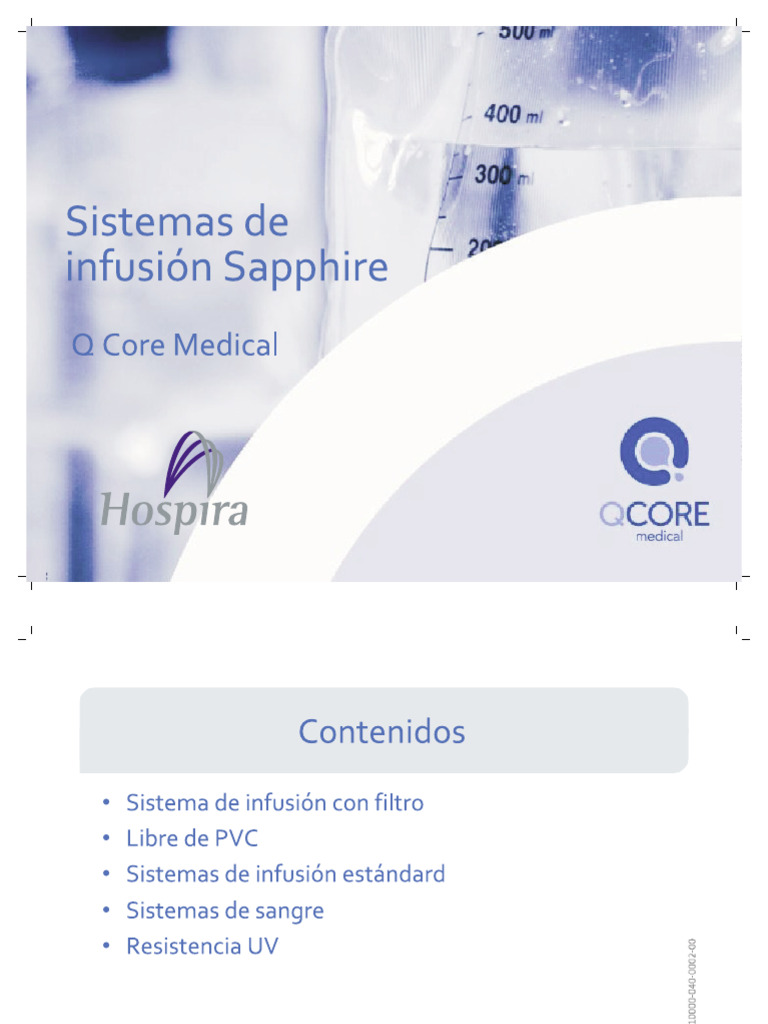Sistemas de Infusion Sapphire | PDF
