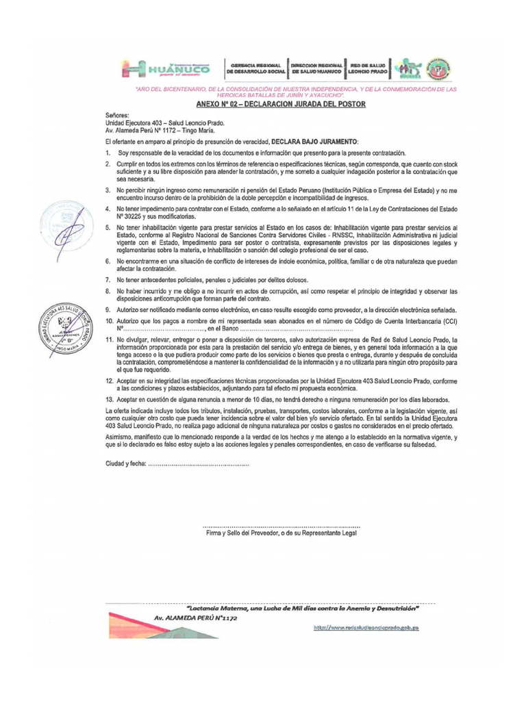 Anexo 1 | PDF