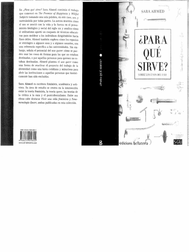 S. Ahmed - para Qué Sirve | PDF