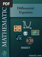 Class 12 Maths Differential Equations PYQS of Last 10 Yrs | PDF | Equations | Mathematics