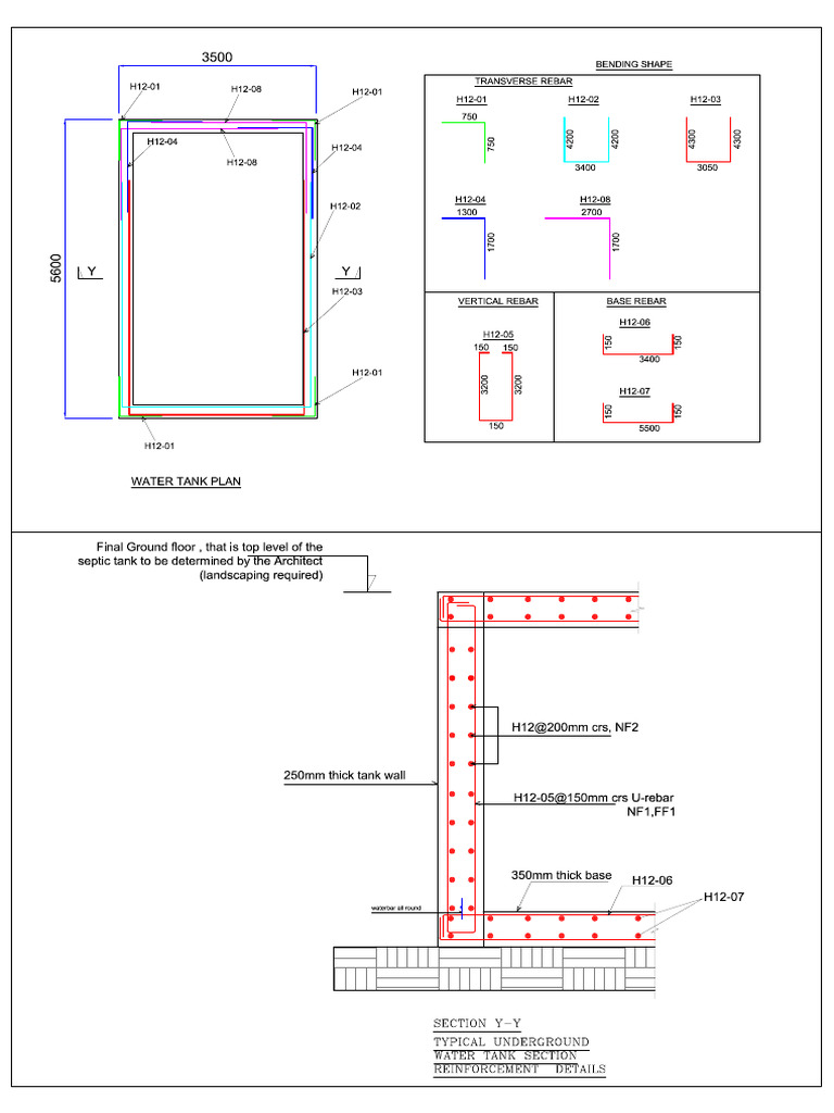 Water Tank Bending Shape | PDF