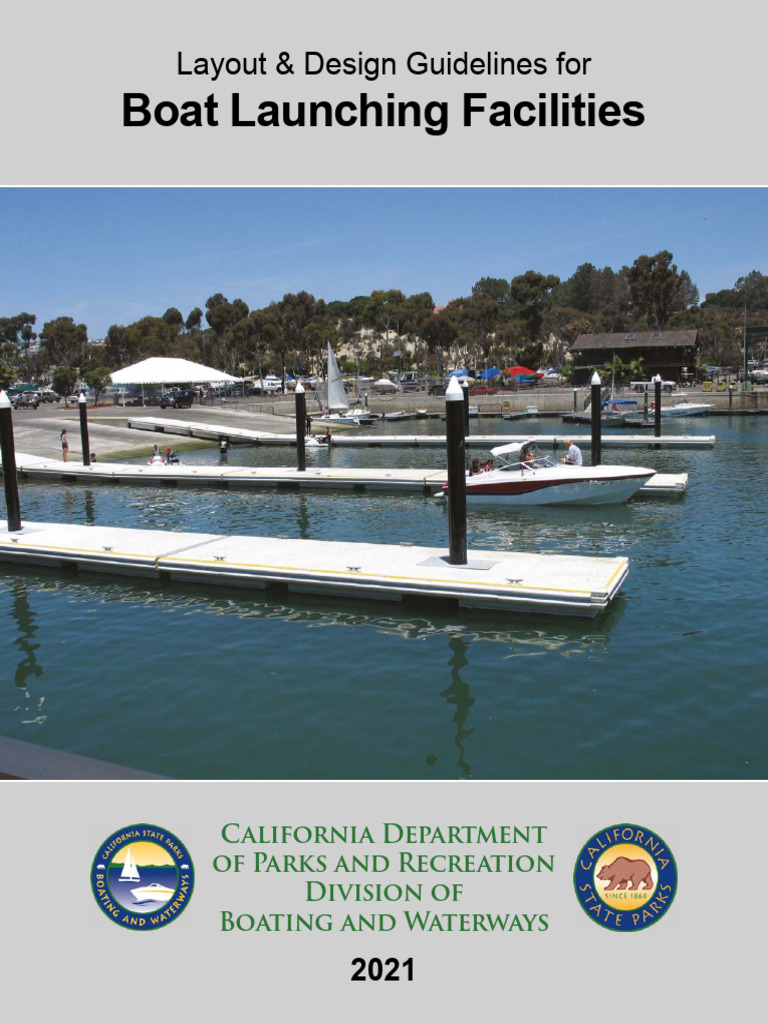 Boat Launching Facility Design Guidelines | PDF | Lane | Concrete