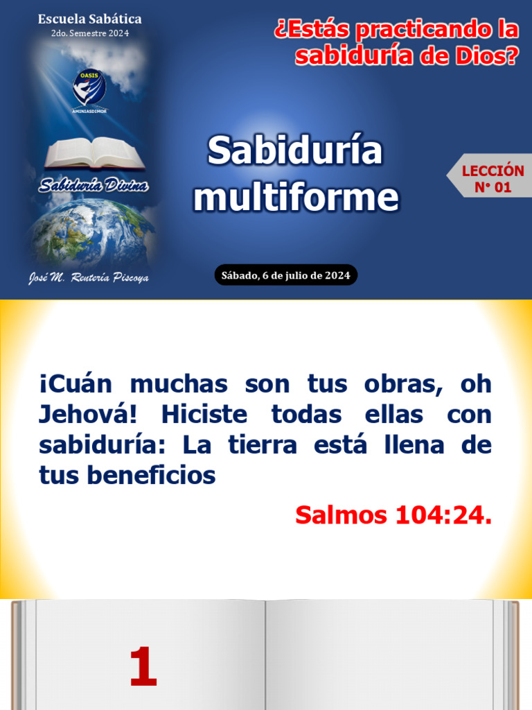 Sabiduría Multiforme en Dios | PDF | Sabiduría | Dios