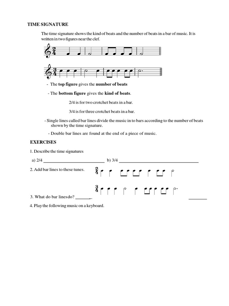 Time Signature | PDF