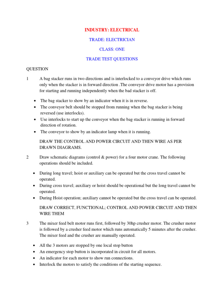Trad Tests - Combined Document | PDF | Elevator | Engines