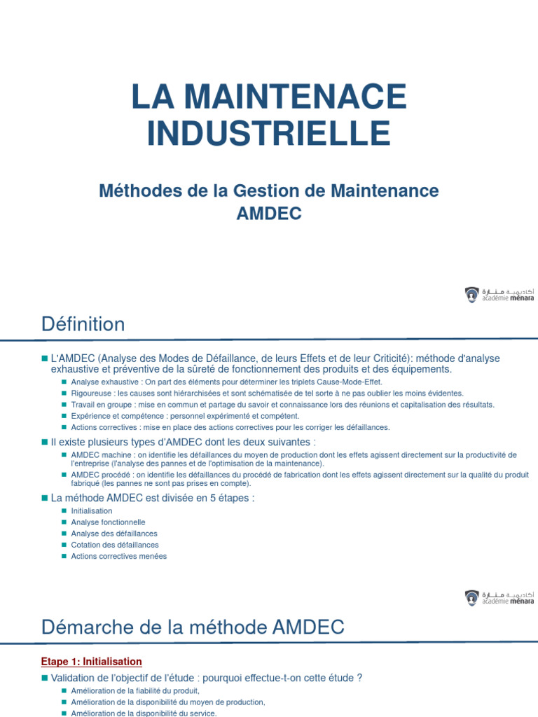 Cours 2 Gestion de Maintenance | PDF | Théorie des systèmes ...
