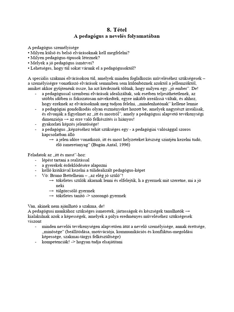 Tétel | PDF