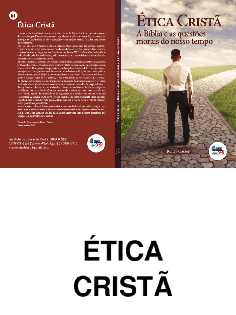 Ética Cristã - 1 Ed. - Roney Cozzer | PDF | Moralidade | Deus