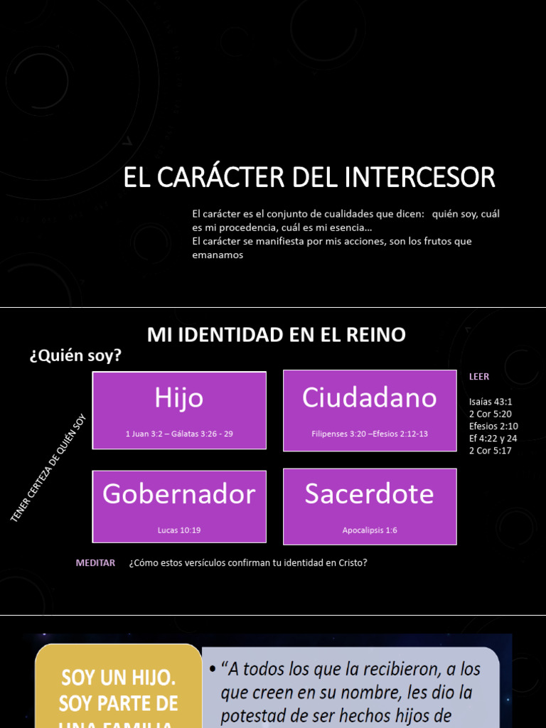 Carácter Del Intercesor | PDF | Cristo (título) | Jesús
