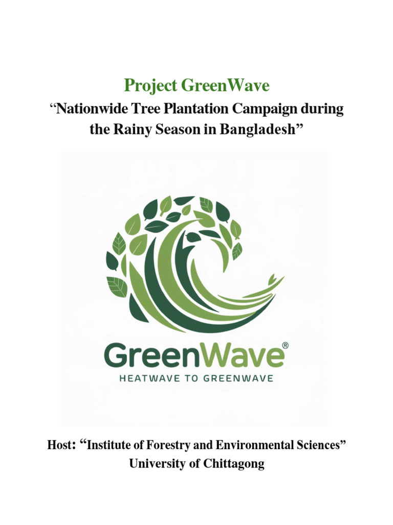 GreenWave 1 | PDF | Climate Change Mitigation | Forestry