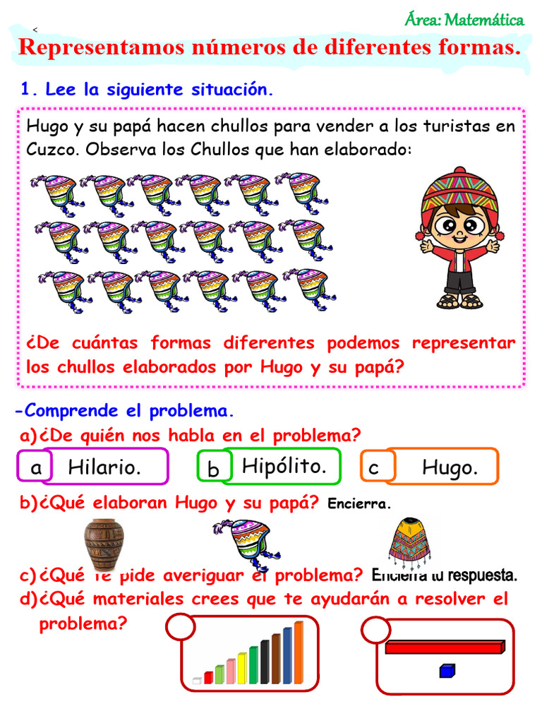 F. Representamos Números de Diferentes Formas | PDF