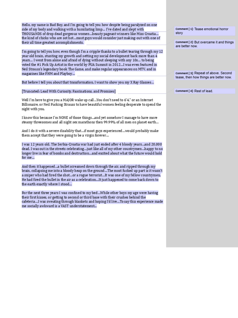 Bad Boy Letter (Partial With Emo) | PDF | Self-Improvement | Mystery, Thriller & Crime Fiction