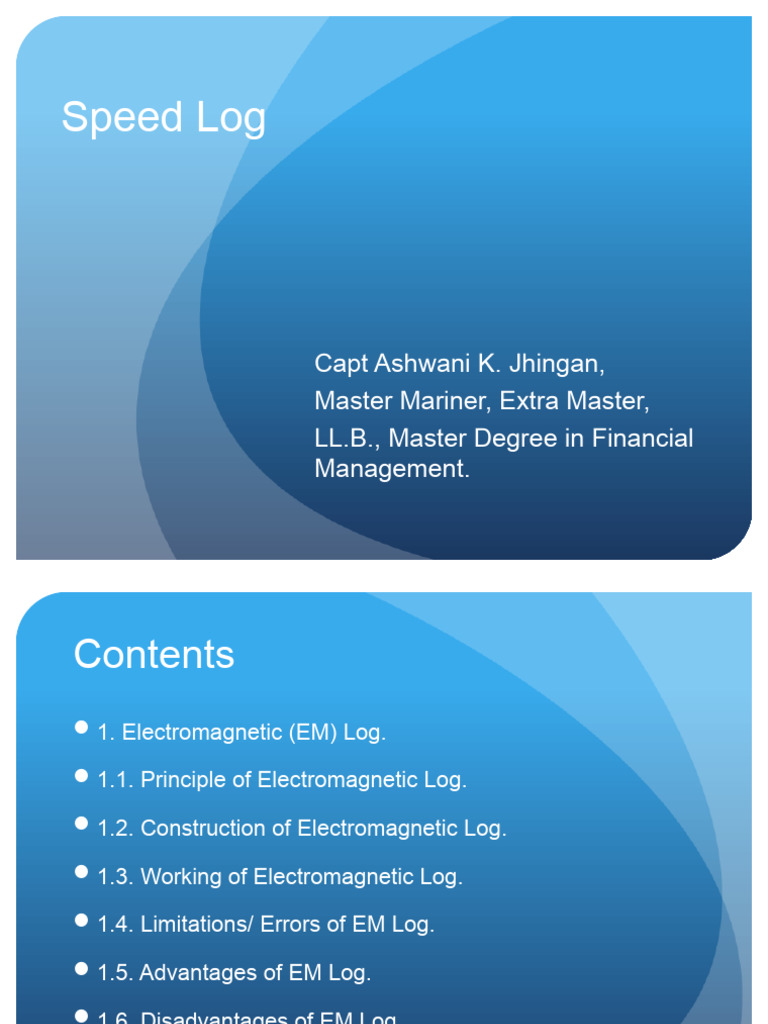 6-Speed Log | PDF | Doppler Effect | Electrical Engineering