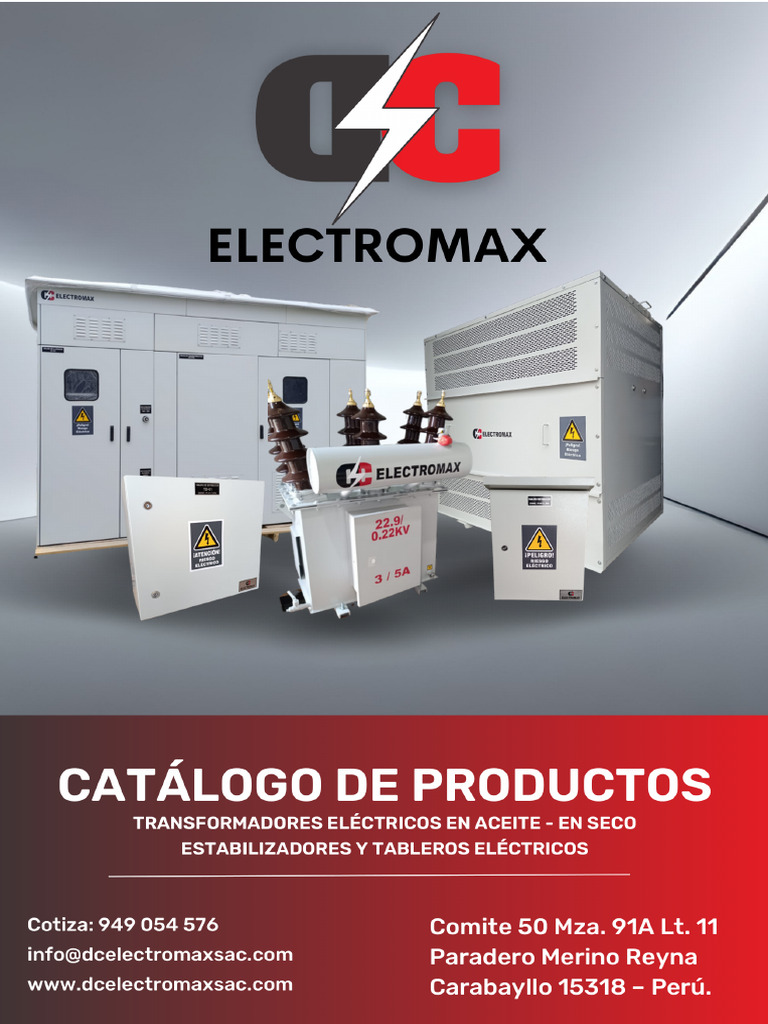 DC Electromax Sac Catalogo 2024 | PDF