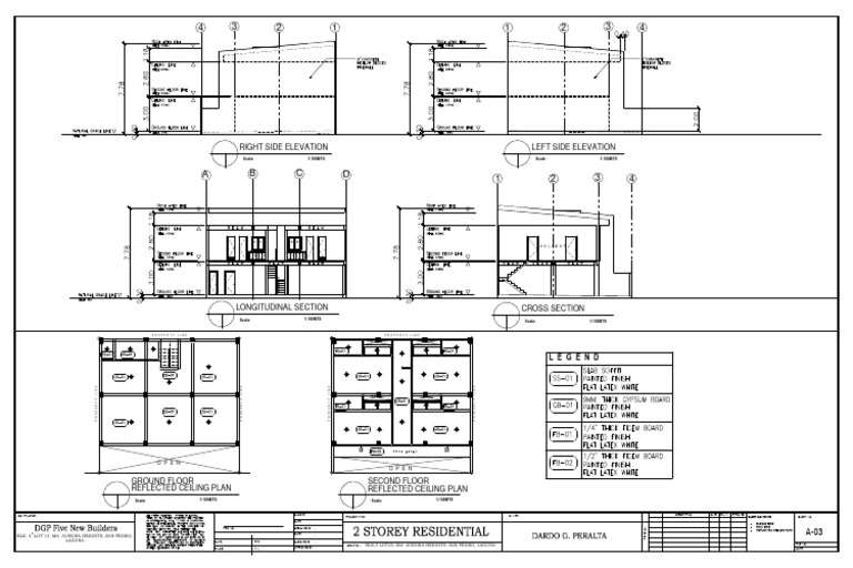 Right Side Elevation Left Side Elevation: L E G E N D | PDF