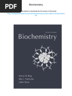 Biochemistry 9th Edition by Stryer | PDF | Biology | Life Sciences