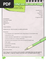 How Om 'N Dekbrief en CV Te Skryf | PDF