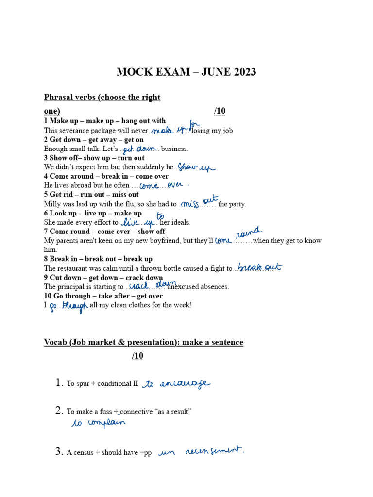 Mock Exam 1 | PDF | Economies