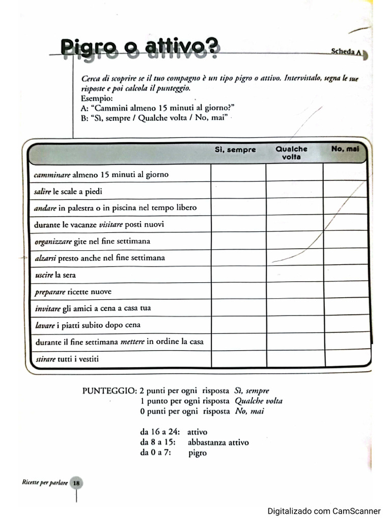 Pigro o Attivo | PDF