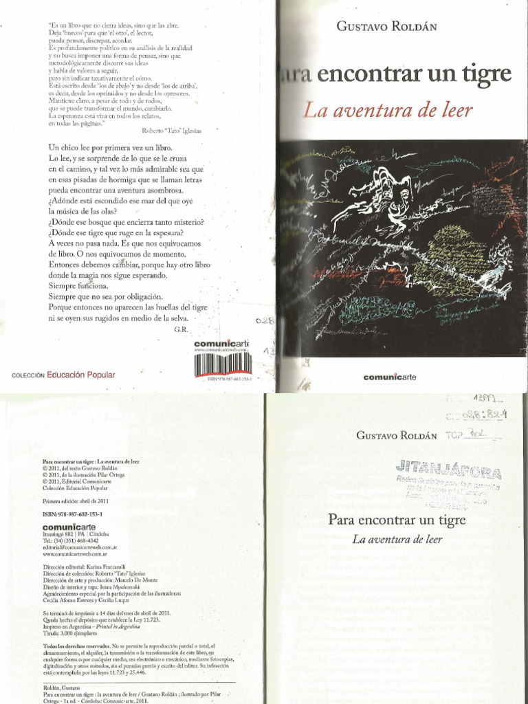 Roldán, G. para Encontrar Un Tigre. La Aventura de Leer. Comple | PDF