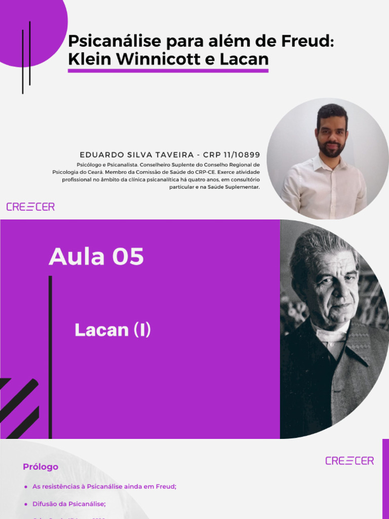 Aula 5 | PDF | Jacques Lacan | Psicanálise
