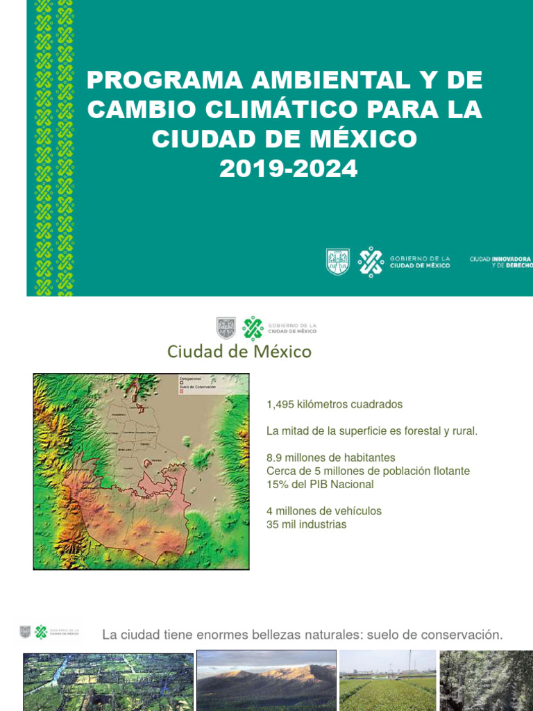 PDF Programa de Medio Ambiente y Cambio Climatico Uv | PDF | Agua ...