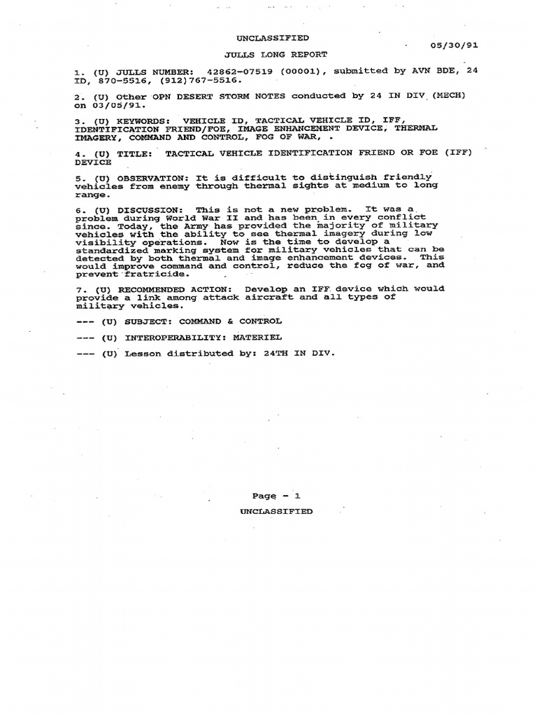 24th ID Desert Storm AAR Part 3 | PDF | Brigade | Combined Arms