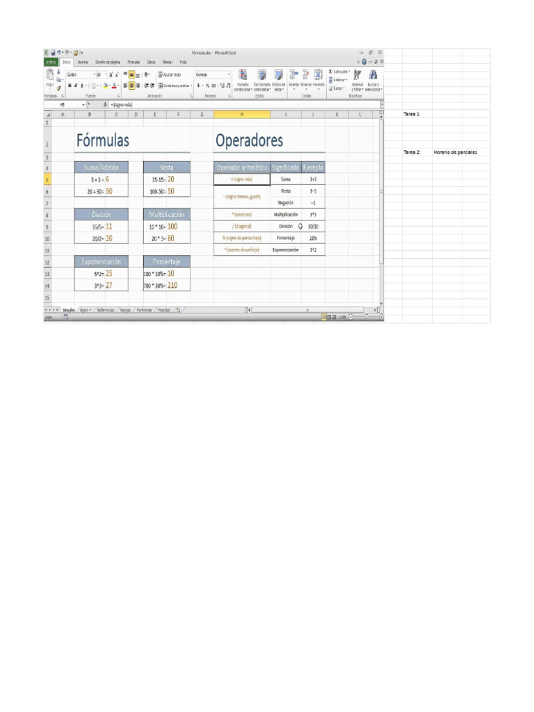 Ejercicio de Excel | PDF