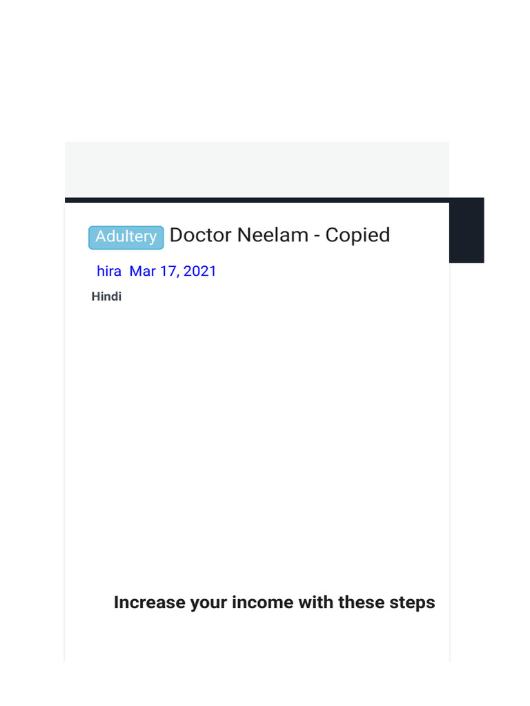 DR Neelam.. | PDF | Wellness