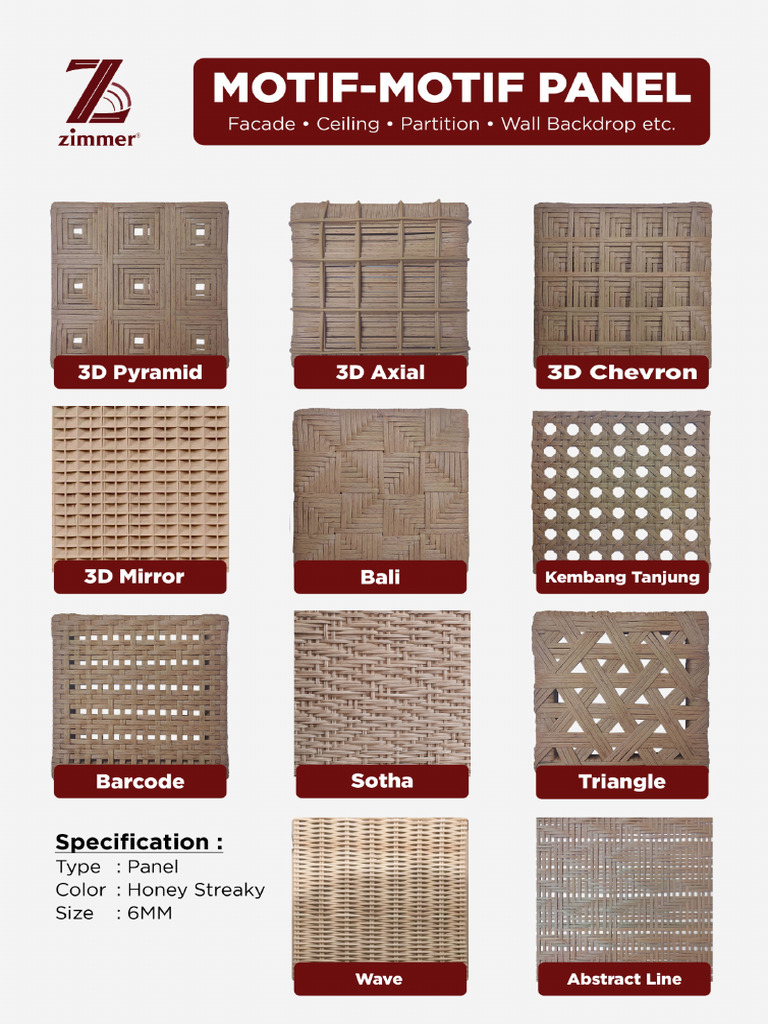 Motif & Warna Anyaman | PDF